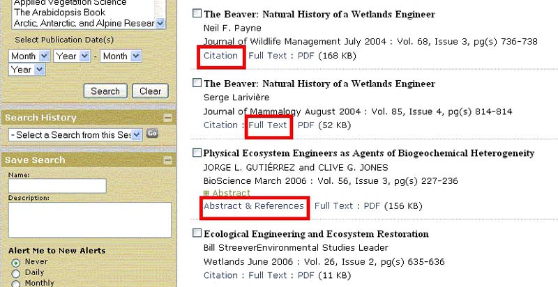 BioOne linking - Library