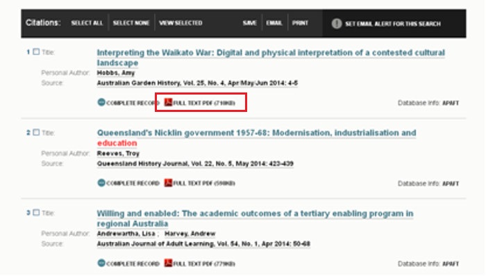 Informit online linking - Library