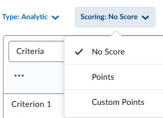 Create rubrics - Brightspace Help | Staff