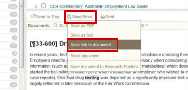 CCH Intelliconnect linking - Library